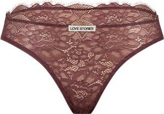 Love Stories Culotte Kylie en dentelle &agrave; taille mi-haute