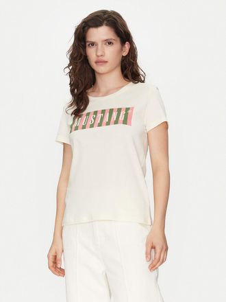 Mustang Jeans Mustang T-Shirt Alma 1016138 Écru Regular Fit