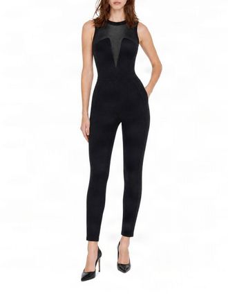 Elisabetta Franchi Schulterfreier Slim-Fit-Jumpsuit aus Jersey
