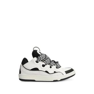 Lanvin Homme, Chaussures, Blanc, Taille: 40 EU Curb Baskets