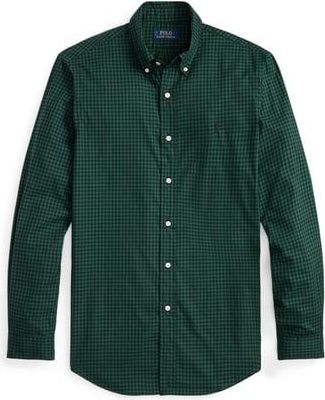 Polo Ralph Lauren Chemise col am&eacute;ricain &agrave; carreaux en coton