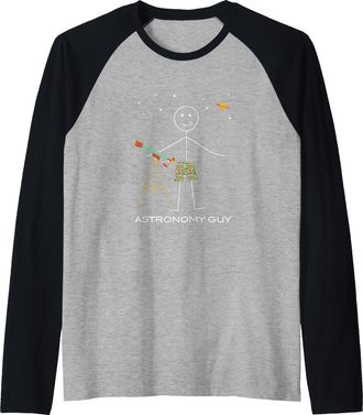 Whyitsme Design Herren Lustiger Astronomie-Astronomie Guy Boy Astronomer Star Gazing Raglan