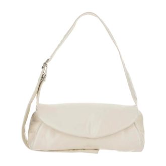 Jil Sander Ledertasche mit verstellbarem Griff - - Bags - Damen - Wei&szlig; - ONE SIZE