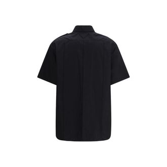 Prada Womens Black Cotton Shortsleeve Shirt