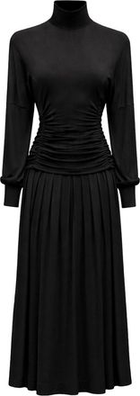Ganni Maxikleid - Schwarz