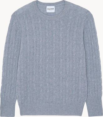 Kujten Pull cachemire col rond torsadé, 4 fils - Pull Tomi