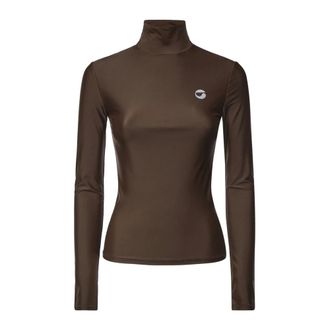 Coperni Col roul&eacute;s - Femme - Pulls - Brun - Taille: 36 FR