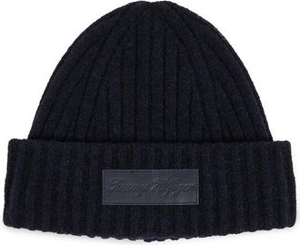 Tommy Hilfiger Mütze Twist AW0AW15325 Dunkelblau