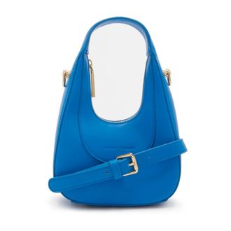 Chiara Ferragni Blaue Kunstleder Umh&auml;ngetasche - - Bags - Damen - Blau - ONE SIZE