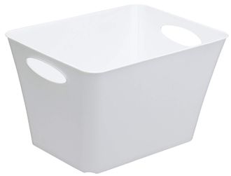 Rotho Living Aufbewahrungsbox 24l, Kunststoff (PP) BPA-frei, weiss, 24l (43,1 x 32,1 x 26,0 cm)