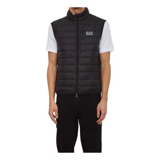 Emporio Armani Emporio Armani Ea7, Homme, Vestes, Noir, Taille: 5XL Gilet matelass&eacute; en duvet