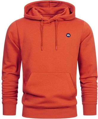 Kronstadt Hoodie Herren KSLars Sweatshirt Kapuze Herrenhoodie Hoodie mit dezentem Logoprint auf der Brust