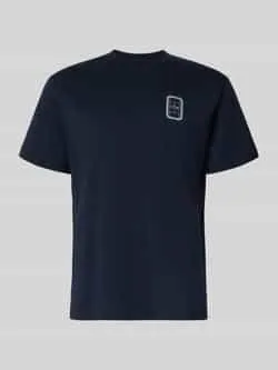 Lacoste Regular Fit T-Shirt aus reiner Baumwolle Modell CN Tenniscourt Backprint