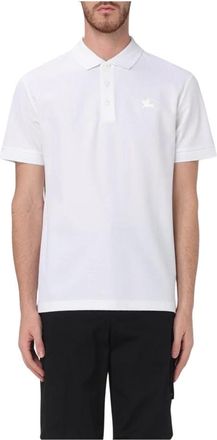 Burberry Homme, Tops, Blanc, Taille: L Polo Chemises