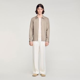 Sandro Chemise fluide zipp&eacute;e