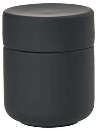 Zone Denmark Ume Keramikdose mit Deckel fürs Bad, Deko Badezimmer, Badezimmer Organizer, Hübsche Dose für Aufbewahrung, aus Keramik, Durchm. 8,3 cm, Höhe 10,3 cm, 