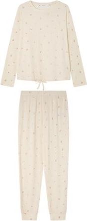 Women'secret Pijama de Manga Larga Pantal&oacute;n Largo Colecci&oacute;n Daily Rose Pyjama, Rouge (Strawberry), S Femme