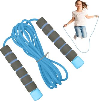 Generico Springseil f&uuml;r Kinder, Springseil mit verhedderungsfreien Gewichten, leicht, mit rutschfestem Griff, f&uuml;r Jugendgymnastik, Sportunterricht zu Hause und