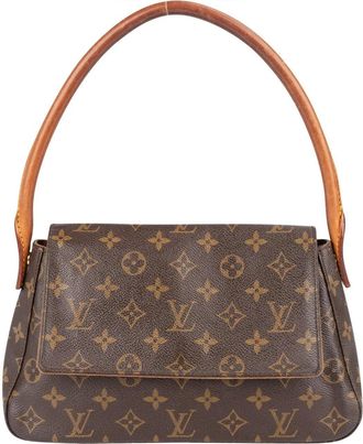 Louis Vuitton Crossbody Bags - Louis Vuitton Monogram Canvas Mini Looping Shoulde - Gr. unisize - in Braun - f&uuml;r Damen