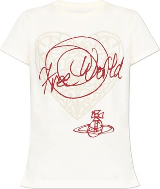 Vivienne Westwood Femme, Tops, Beige, Taille: 34 FR T-shirt Classique