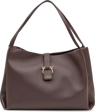 Ferragamo Femme, Sacs, Brun, Taille: ONE Size Tote M Bag