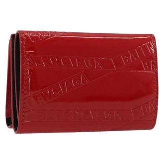 Balenciaga Portefeuille Vintage Pre-owned - Femme - Pre-owned - Rouge - Taille: ONE Size