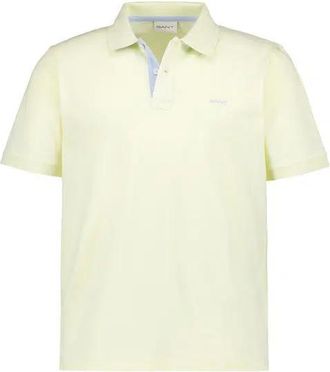 GANT Herren Polo-Shirt gelb Baumwolle
