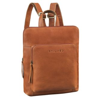 STILORD Ari Kleiner Damen Cityrucksack Leder - Lederrucksack Daypack im Elegantem Vintage Design aus Echtleder | Moderne Rucksack-Tasche für 13-Zoll-Tablets, 