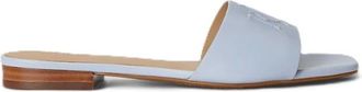 Ralph Lauren Femme, Chaussures, Bleu, Taille: 37 EU Everley Sld-Sandales-Slide-Soft Nappa