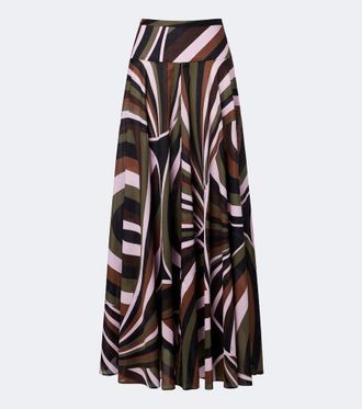 Pucci Jupe longue Iride en coton