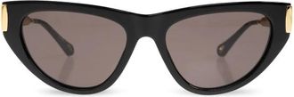 Chlo&eacute; Femme, Accessoires, Noir, Taille: 54 MM Lunettes de soleil oeil-de-chat