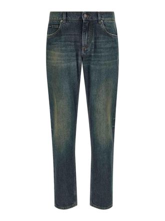 Dolce & Gabbana Jean Droit - Bleu