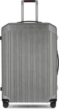 Piquadro unisex, Valises, Gris, Taille: ONE Size Trolley rigide format grand à quatre roues