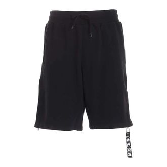 Moschino Schwarze Bermuda Shorts mit Rei&szlig;verschlussdetails - - Shorts - Herren - Schwarzk - M