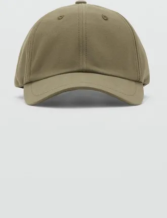 Mango Casquette unie en coton kaki - Homme - Taille unique - MANGO MAN