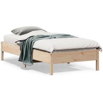 vidaXL Cadre de lit sans matelas 75x190 cm bois de pin massif vidaXL