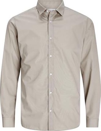 Jack & Jones JJJOE T-Shirt LS Plain, Pure Cachemire., S