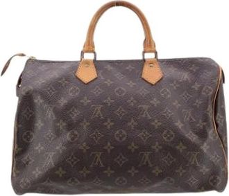 Louis Vuitton Pre-owned Speedy 35 - Femme - Pre-owned - Brun - Taille: ONE Size