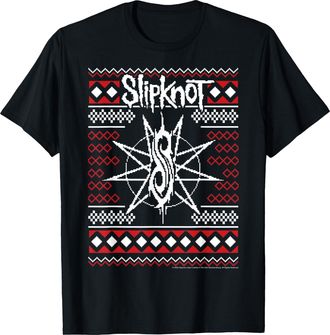 Slipknot Christmas Weihnachten Ugly Sweater by Rock Off T-Shirt