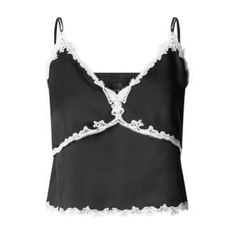 Pinko Spaghetti-Tr&auml;ger Top - - Tops - Damen - Schwarzk - M