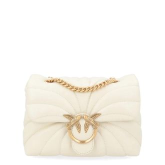 Pinko Mini Love Puff Clutch Tasche Wei&szlig; - - Bags - Damen - Wei&szlig; - ONE SIZE