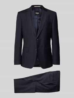 HUGO BOSS Slim Fit Anzug aus gestreifter Schurwolle
