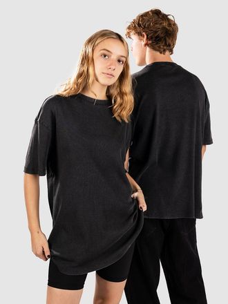 Urban Classics Washed Rib T-Shirt black