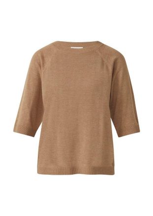 s.Oliver Kurzarmpullover Strickpullover Leichter Kurzarm-Strickpullover