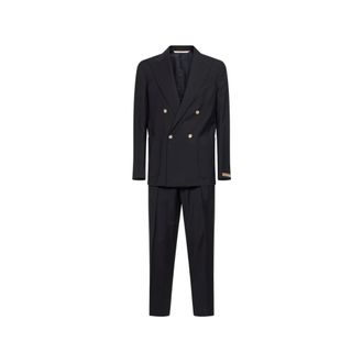 BRIGLIA 1949 Homme, Costumes, Bleu, Taille: S Costume crois&eacute; 1949