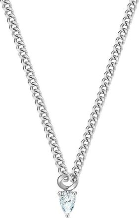 Glanzst&uuml;cke M&uuml;nchen Halskette - Sterling Silber Halskette Zirkonia - Gr. unisize - in Silber - f&uuml;r Damen