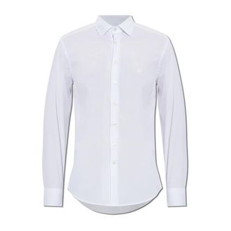 Etro Hemd mit besticktem Logo - - Shirts - Herren - Wei&szlig; - 3XL
