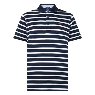 Paul & Shark Blau-wei&szlig; gestreiftes Poloshirt - - Tops - Herren - Blau - L