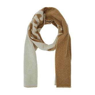 Maison Kitsun&eacute; Handwriting Schal - - Accessories - Herren - Beige - ONE SIZE