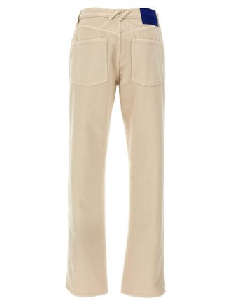 Burberry Womens Beige Cotton Casual Pants